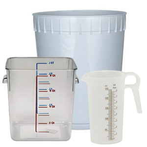 Plastic Storage and Measuring | Bulk & Wholesale Available | BascoUSA.com