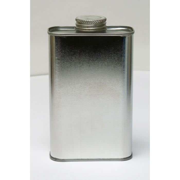 MF16UL-125 1 Pint F-Style Oblong Metal Can with Screw Top - 1 1/4 Inch ...
