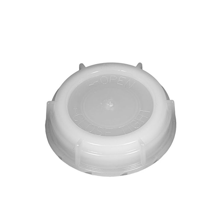 70mm Natural PE Industrial Plastic Screw Cap - EPDM Gasket