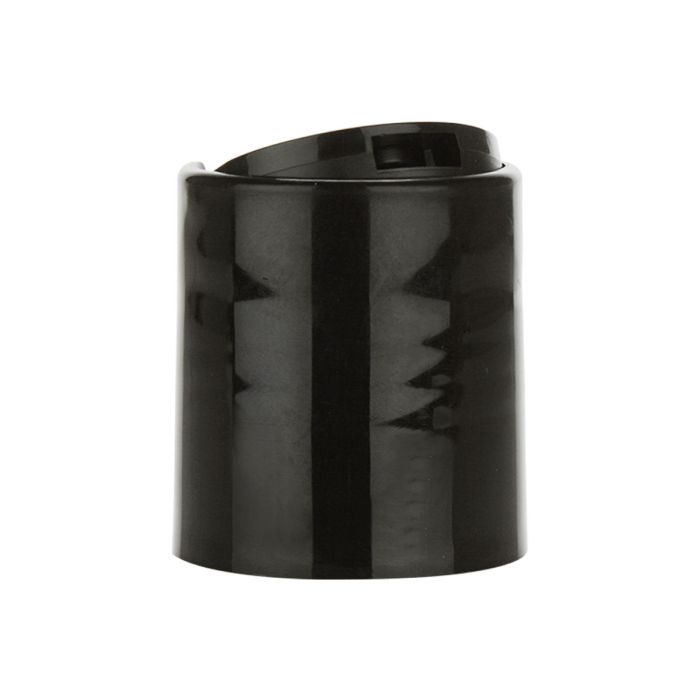 20-410 Black PP Smooth Disc Cap | Plastic Bottle Cap | 20-410 Closure