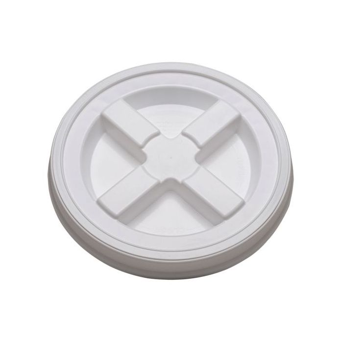 Gamma Lid for 2 Gallon Pails - White