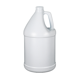 1 Gallon Round Plastic Bottle, 38 SPH