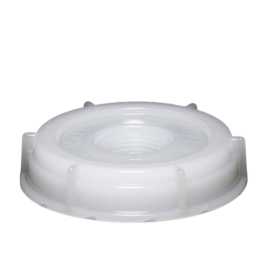 70mm Natural PE Industrial Vented Plastic Screw Cap with 3/4" Reducer ...