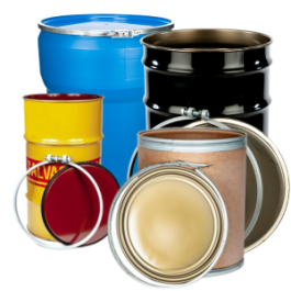 empty 5 gallon drums